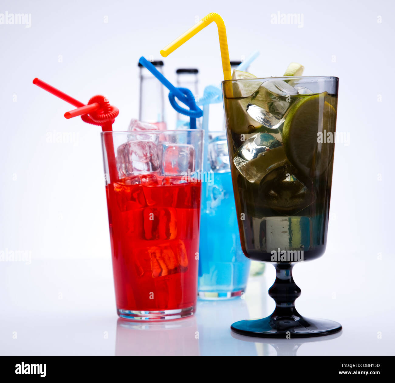 Alcohol drinks set Stock Photo - Alamy