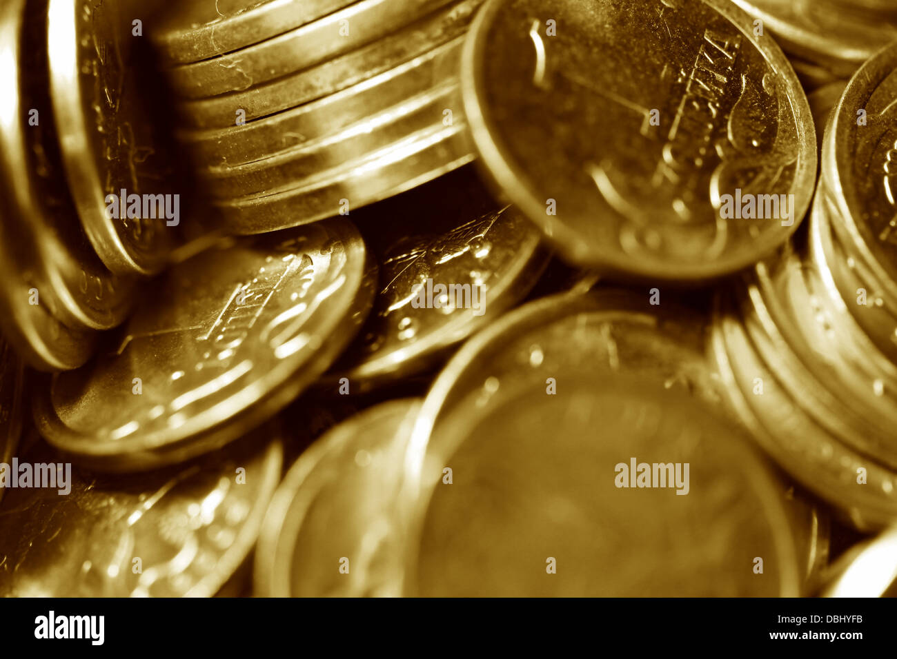 coins macro close up cash background Stock Photo - Alamy