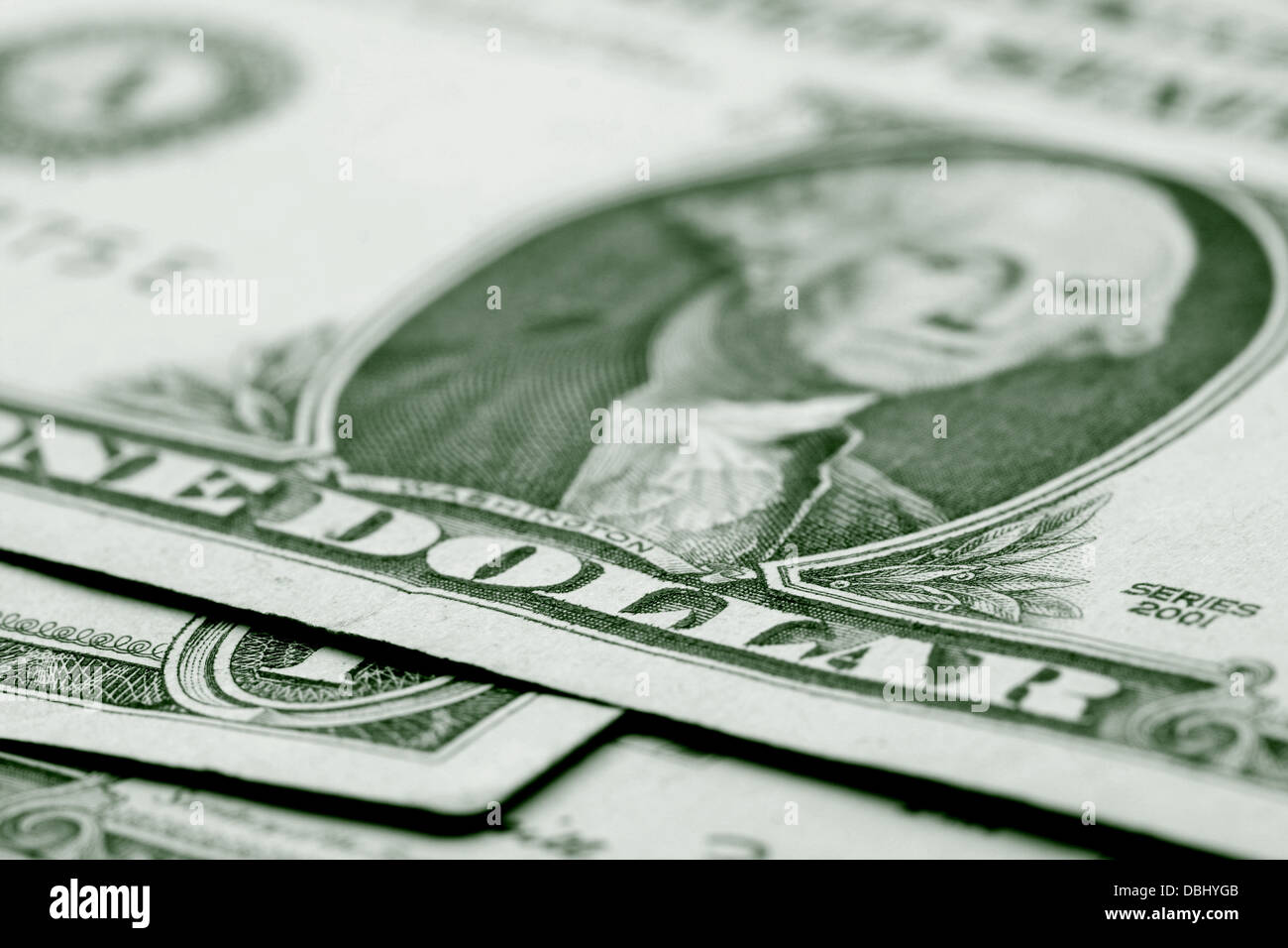 one dollar background macro close up Stock Photo - Alamy