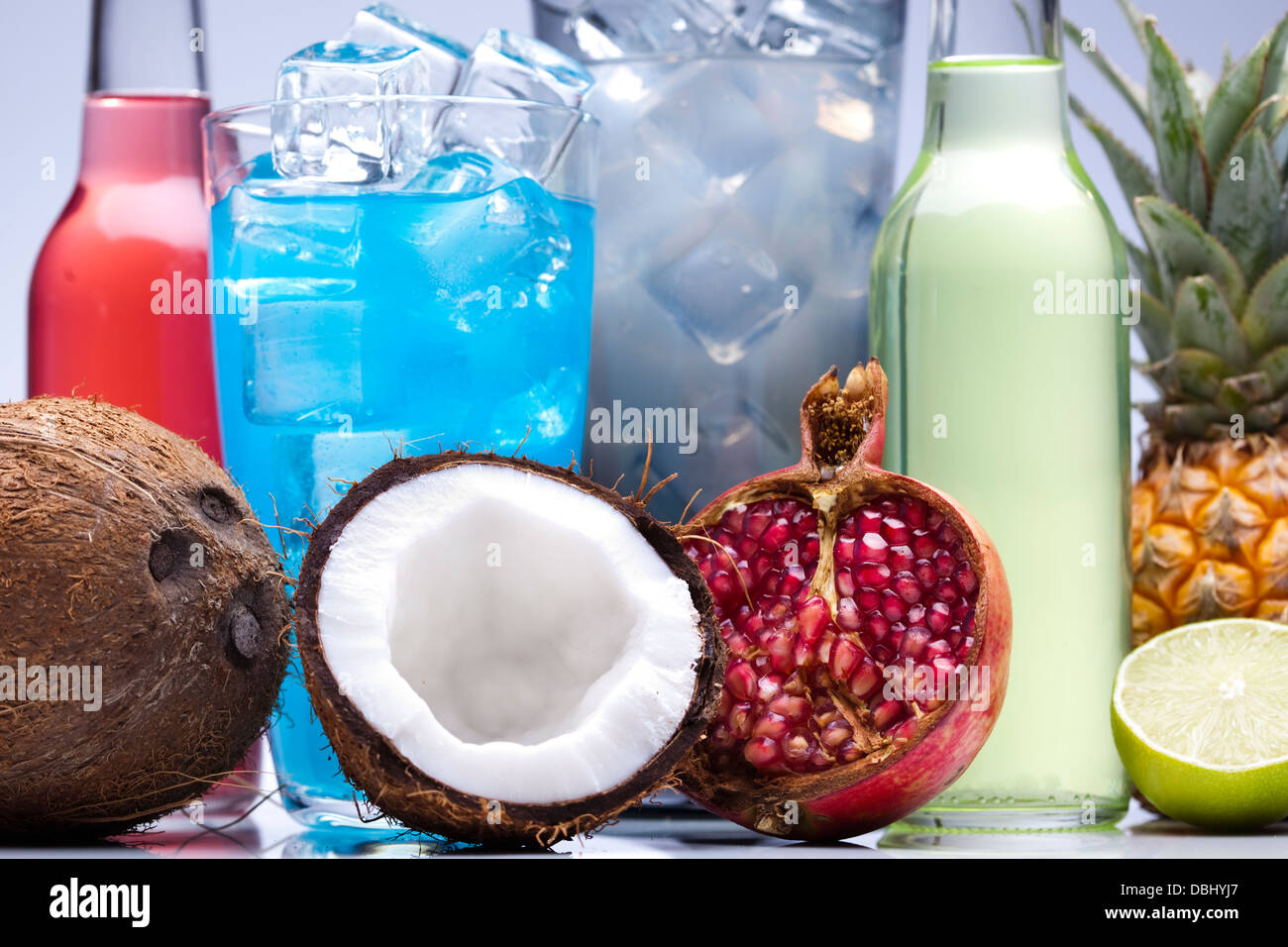Exotic alcohol drinks Stock Photo - Alamy