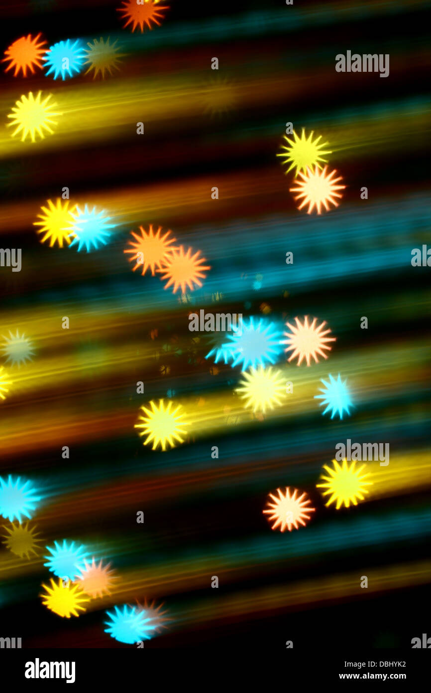 abstract disco colored stars motion background Stock Photo - Alamy