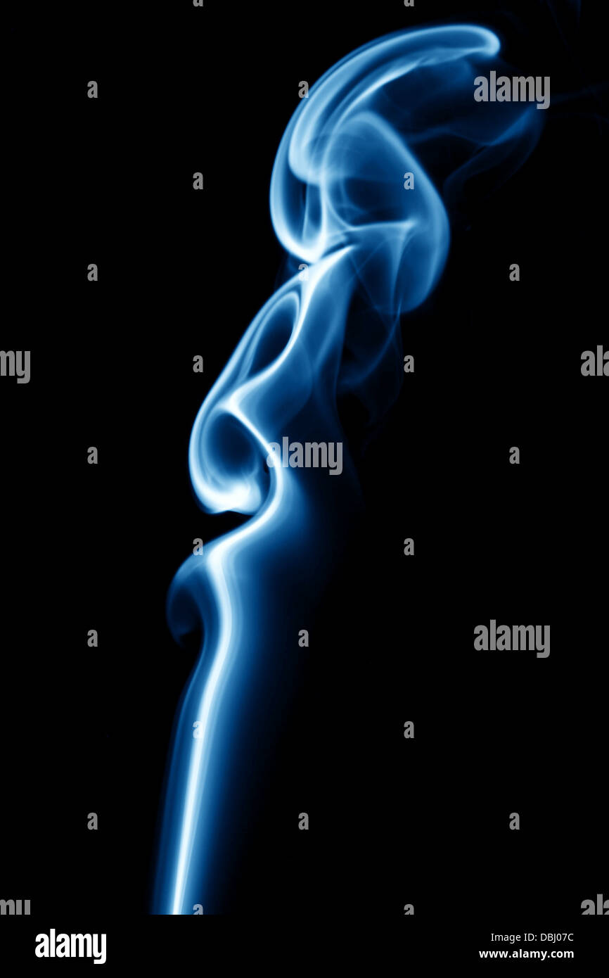 blue smoke abstract background close up Stock Photo - Alamy
