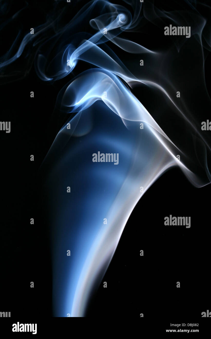 blue smoke abstract background close up Stock Photo - Alamy