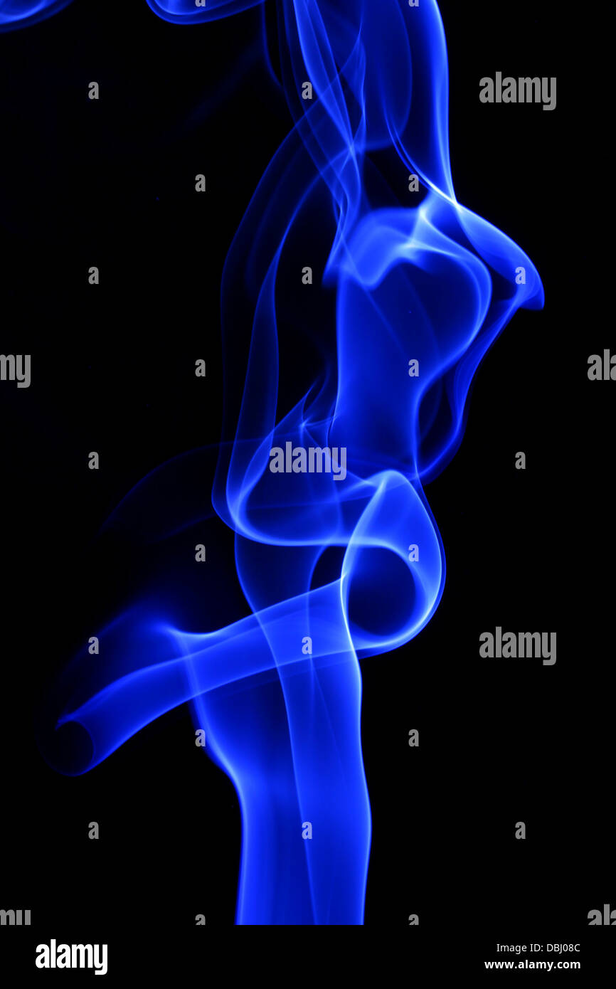 blue smoke abstract background close up Stock Photo - Alamy