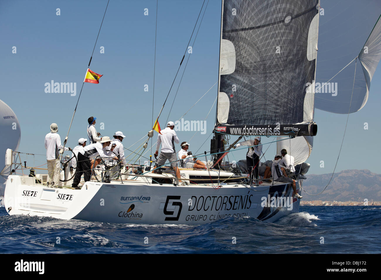 Mallorca, Spain. 30th July, 2013. GH.MUMM ORC1 Luis Senis Segarra in ...