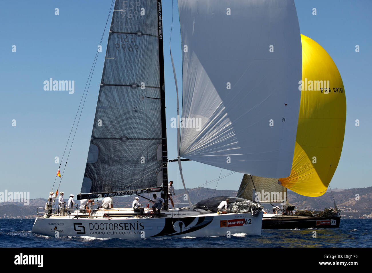Mallorca, Spain. 30th July, 2013. GH.MUMM ORC1 Luis Senis Segarra in ...