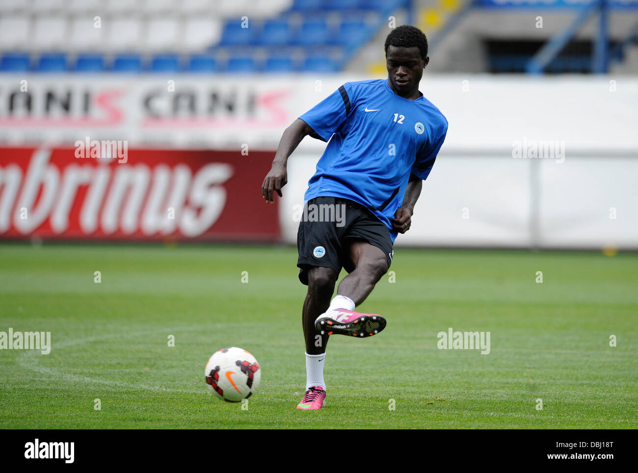 Liberec, Czech Republic. 31st July, 2013. Liberec player Isaac Sackey ...