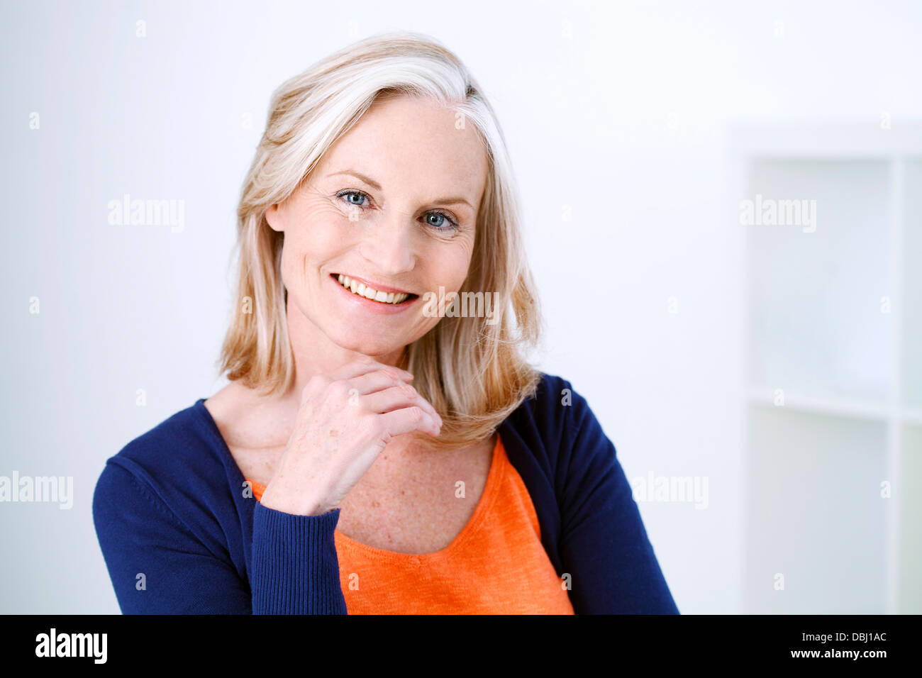 PORTRAIT WOMAN IN 50S Stock Photo - Alamy