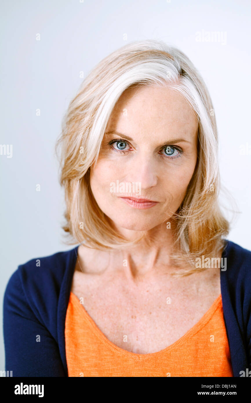 PORTRAIT WOMAN IN 50S Stock Photo - Alamy