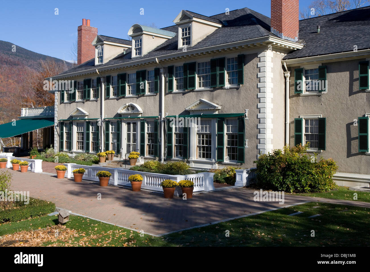 Manchester - Hildene, house & views Stock Photo - Alamy
