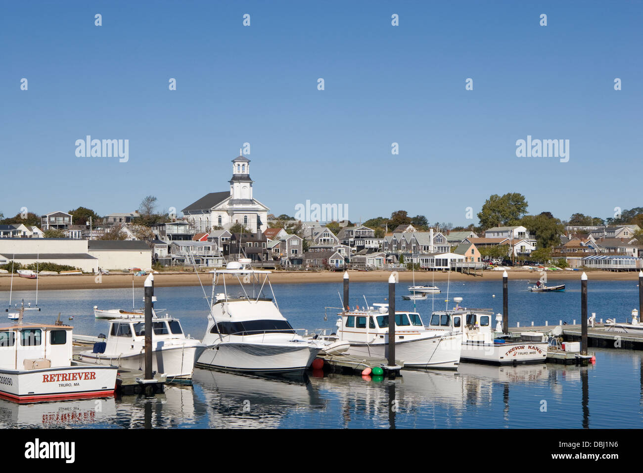 Cape Cod: Provincetown & harbor Stock Photo - Alamy