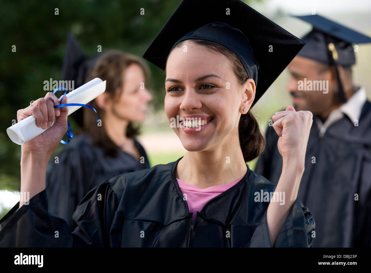 Student graduation celebrations Stock Photo - Alamy