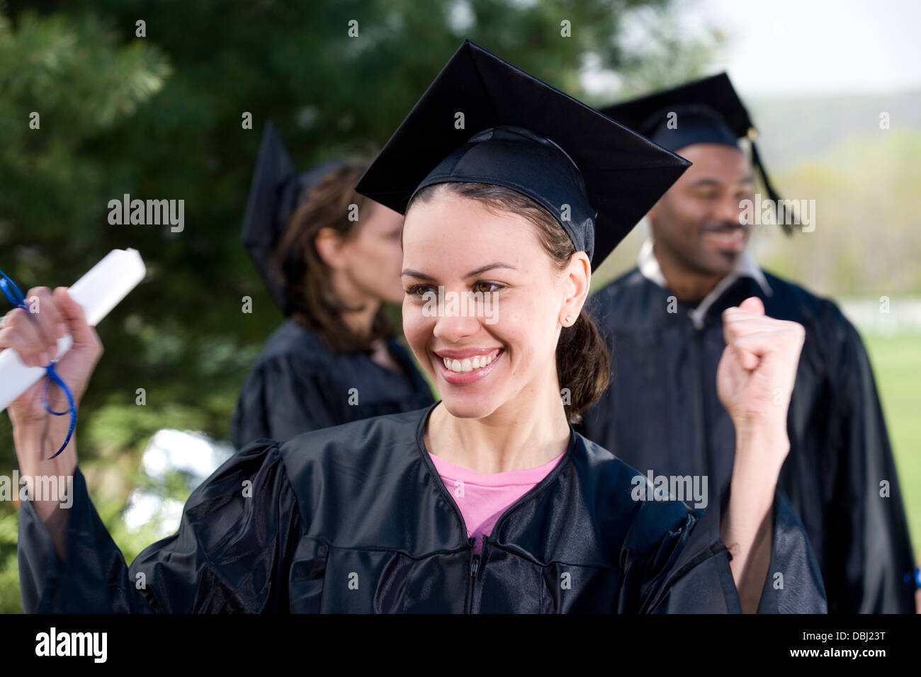 Student graduation celebrations Stock Photo - Alamy