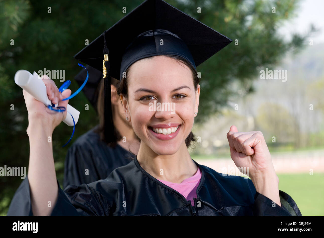 Student graduation celebrations Stock Photo - Alamy