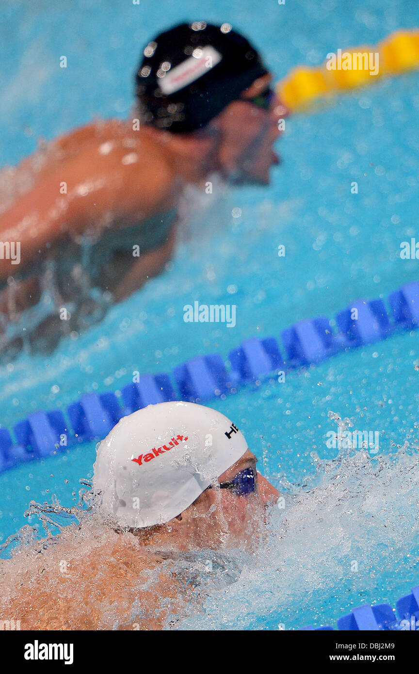 Barcelona, Spain. 31st July, 2013. Markus Deibler of Germany (bottom ...