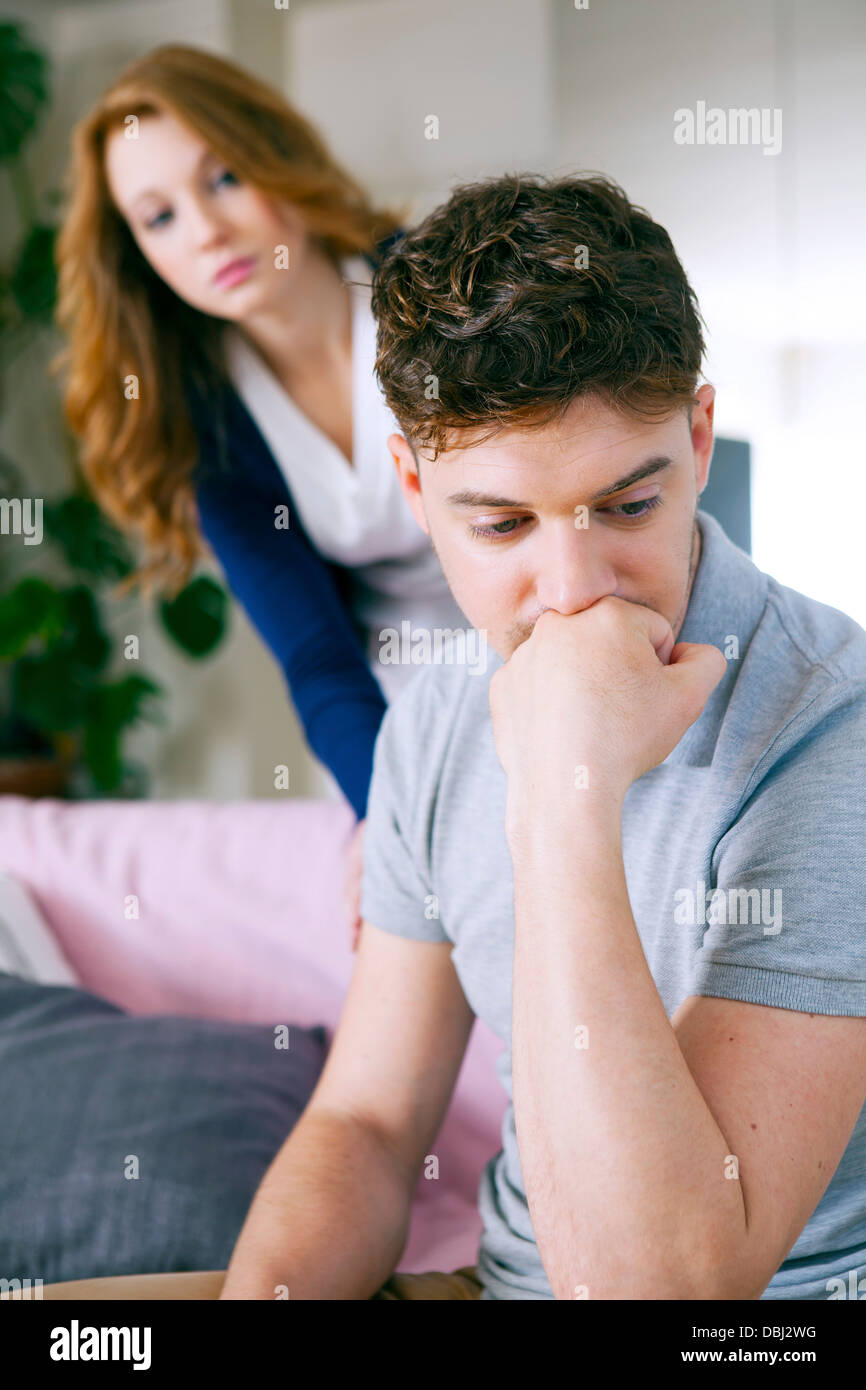 CONFLICT IN A COUPLE Stock Photo - Alamy