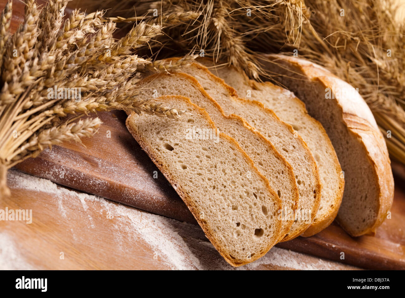 Variety of whole wheat bread Stock Photo - Alamy