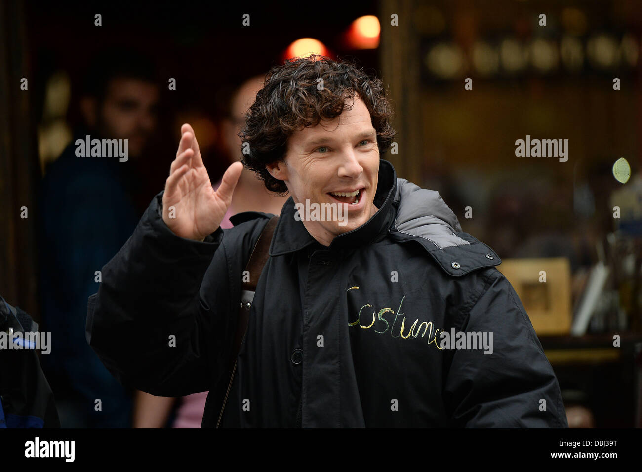 Cardiff, Wales, UK. 31st, July 2013. Benedict Cumberbatch spotted ...