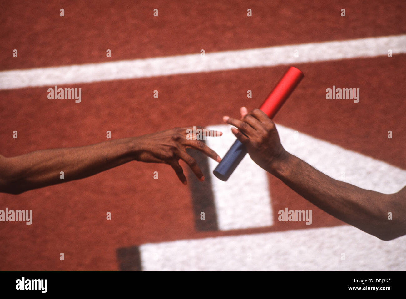 Relay race athletics stick hi-res stock photography and images - Alamy