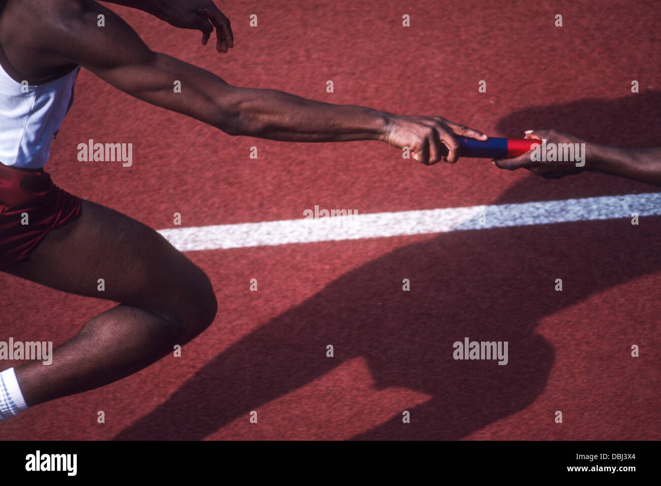 Relay race athletics stick hi-res stock photography and images - Alamy