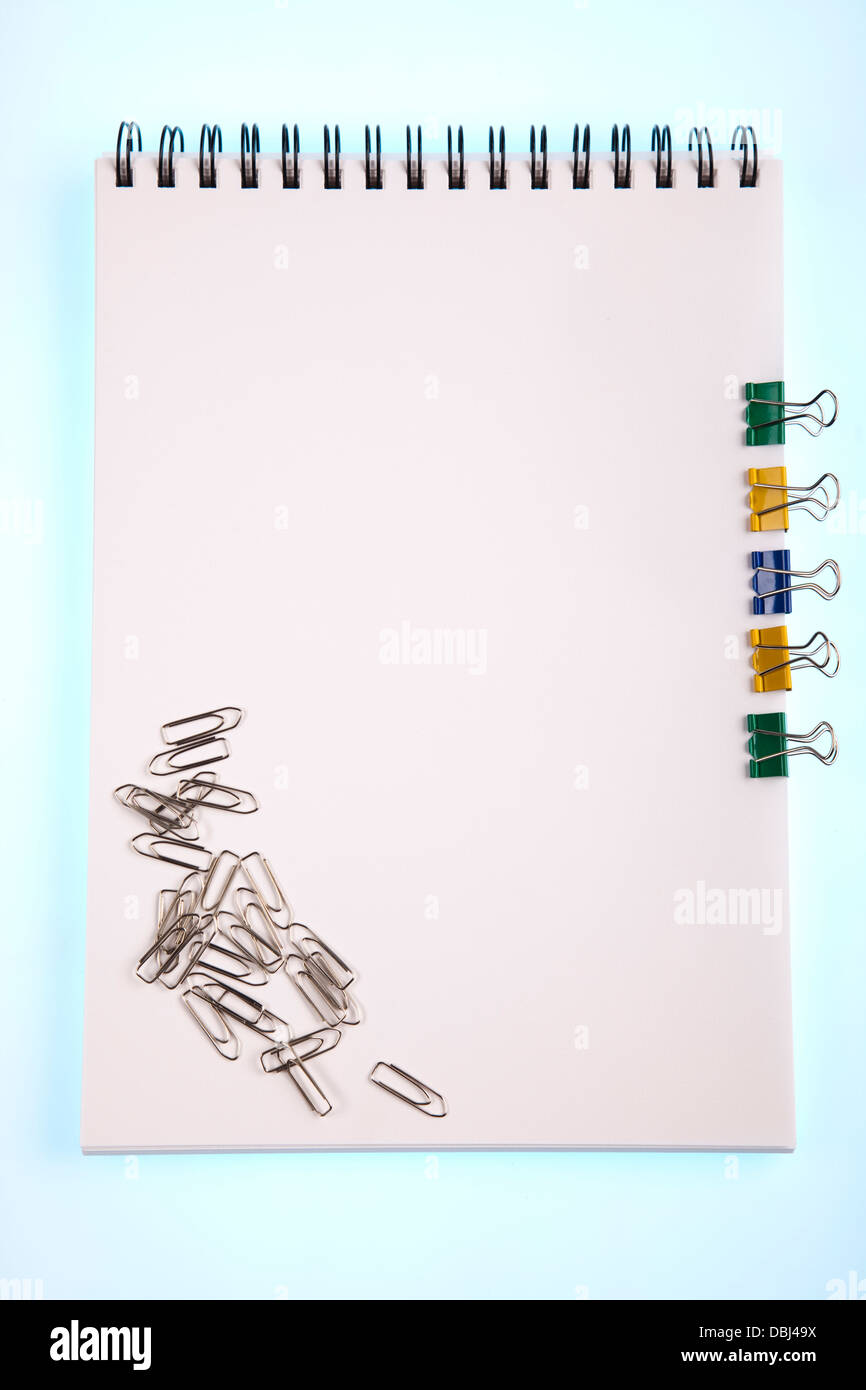 Back to school concept, Notepad Stock Photo - Alamy