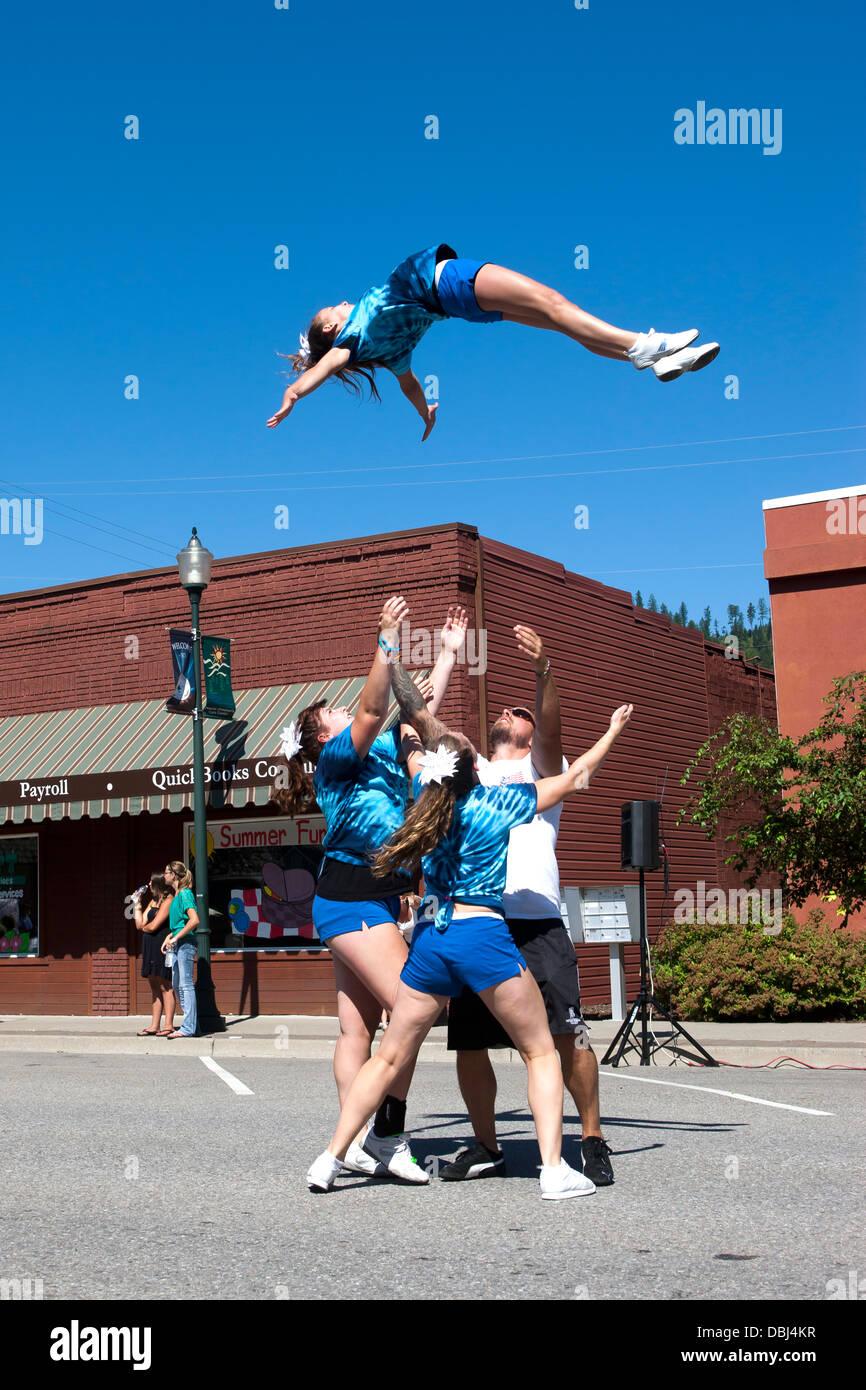 Tossed into the air hi-res stock photography and images - Alamy