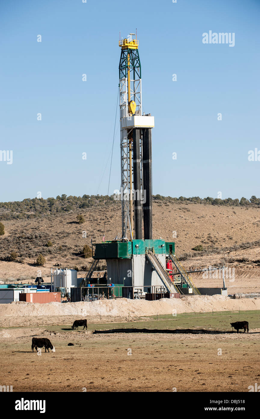Natural gas development, CO Stock Photo - Alamy