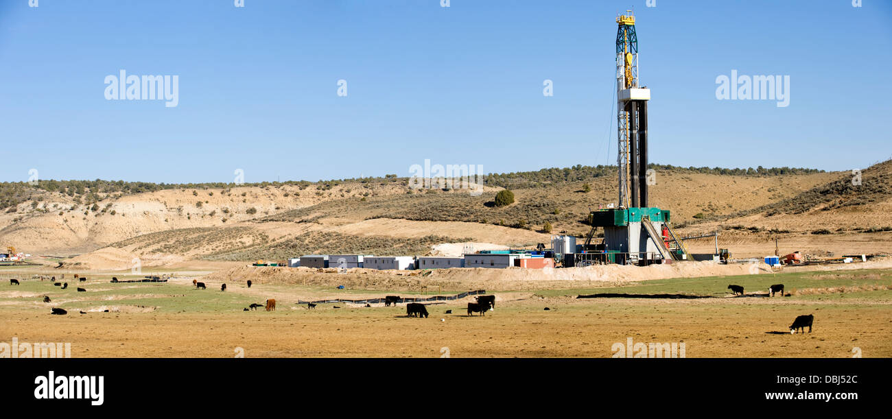 Natural gas development, CO Stock Photo - Alamy