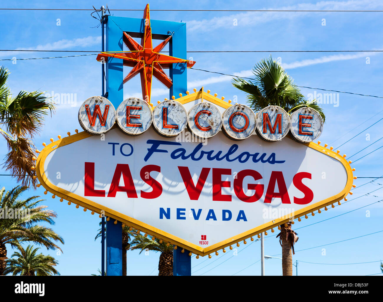 The Welcome to Fabulous Las Vegas sign on S Las Vegas Boulevard (The ...