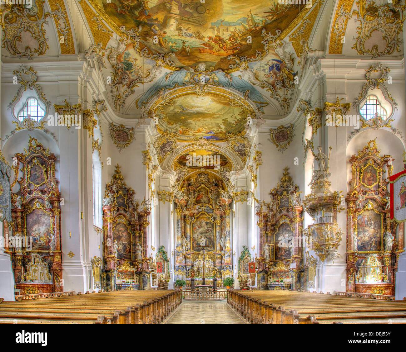 Church baroque abbey basilica hi-res stock photography and images - Alamy