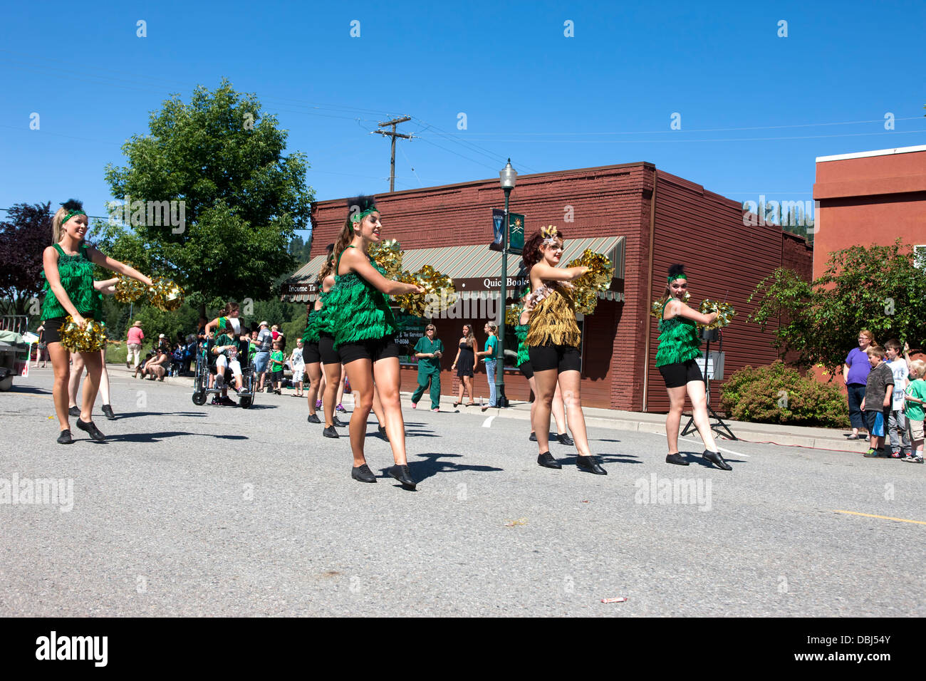 Dances in a parade Stock Photo - Alamy