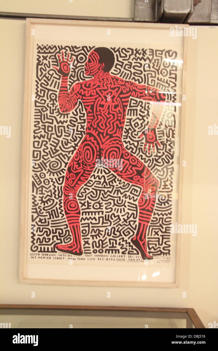 July 31, 2013 - Ny, NY, U.S. - The new Keith Haring installation ...
