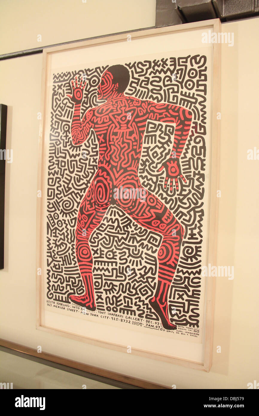 July 31, 2013 - Ny, NY, U.S. - The new Keith Haring installation ...