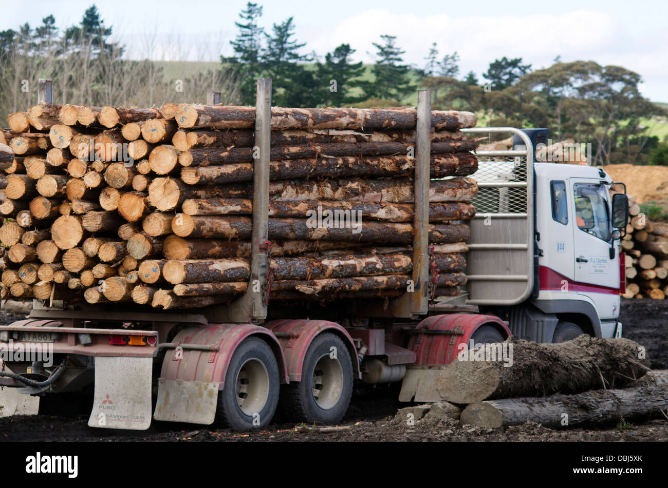 Industry Logging Log Truck Wood High Resolution Stock Photography and ...