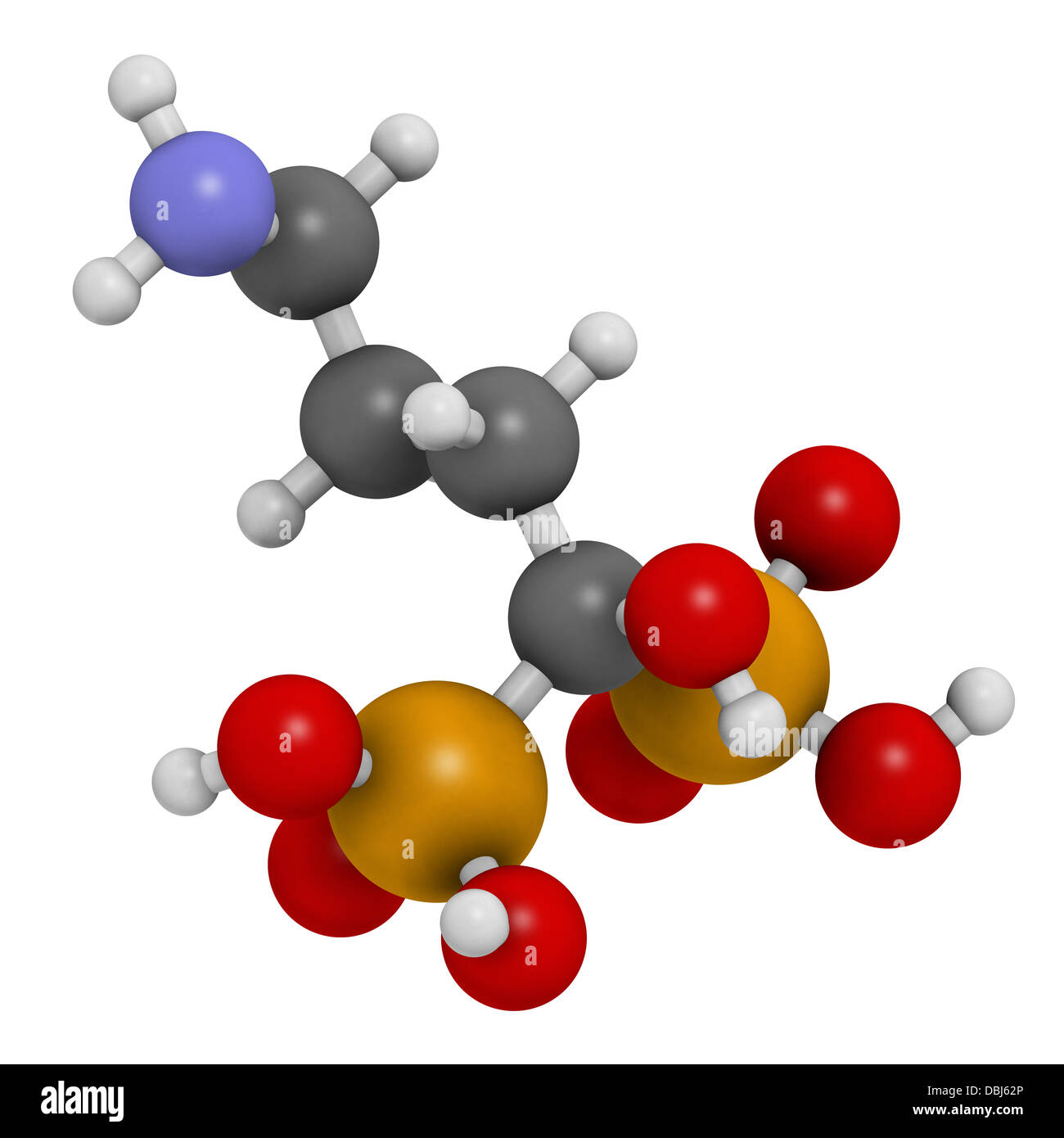 Alendronic acid (alendronate, bisphosphonate class) osteoporosis drug ...