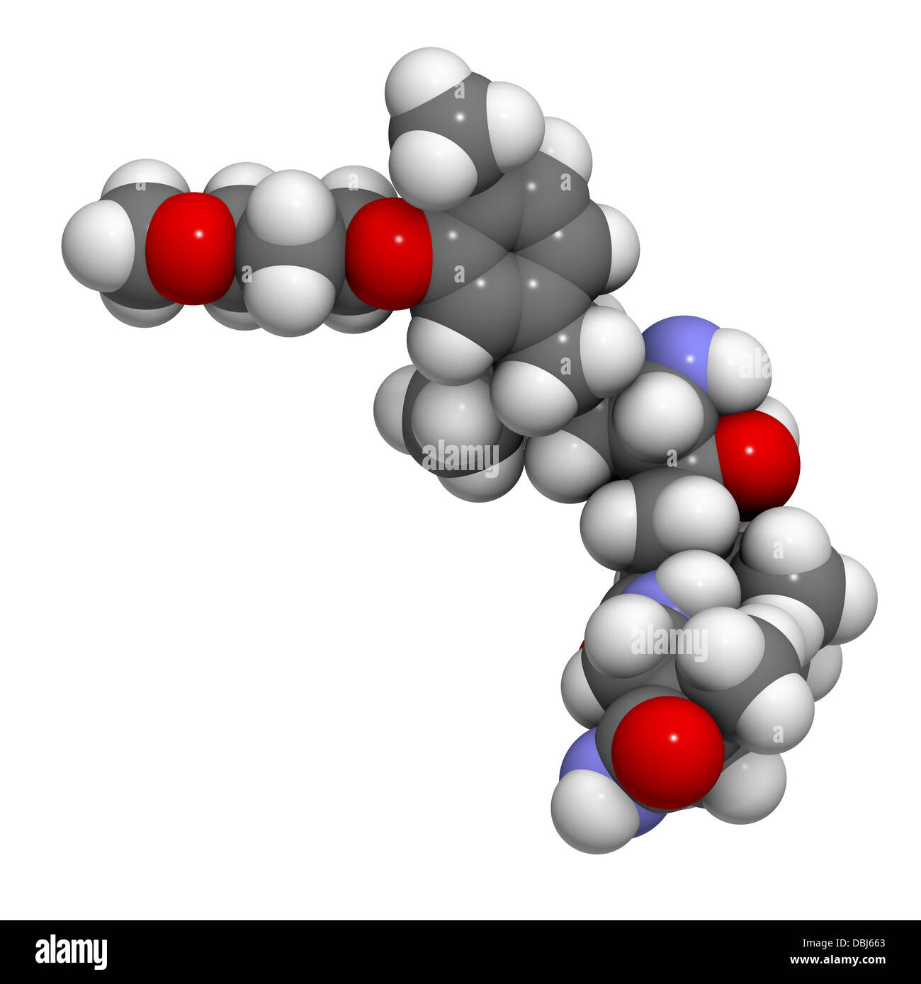 Aliskiren hypertension or high blood pressure drug (renin inhibitor ...