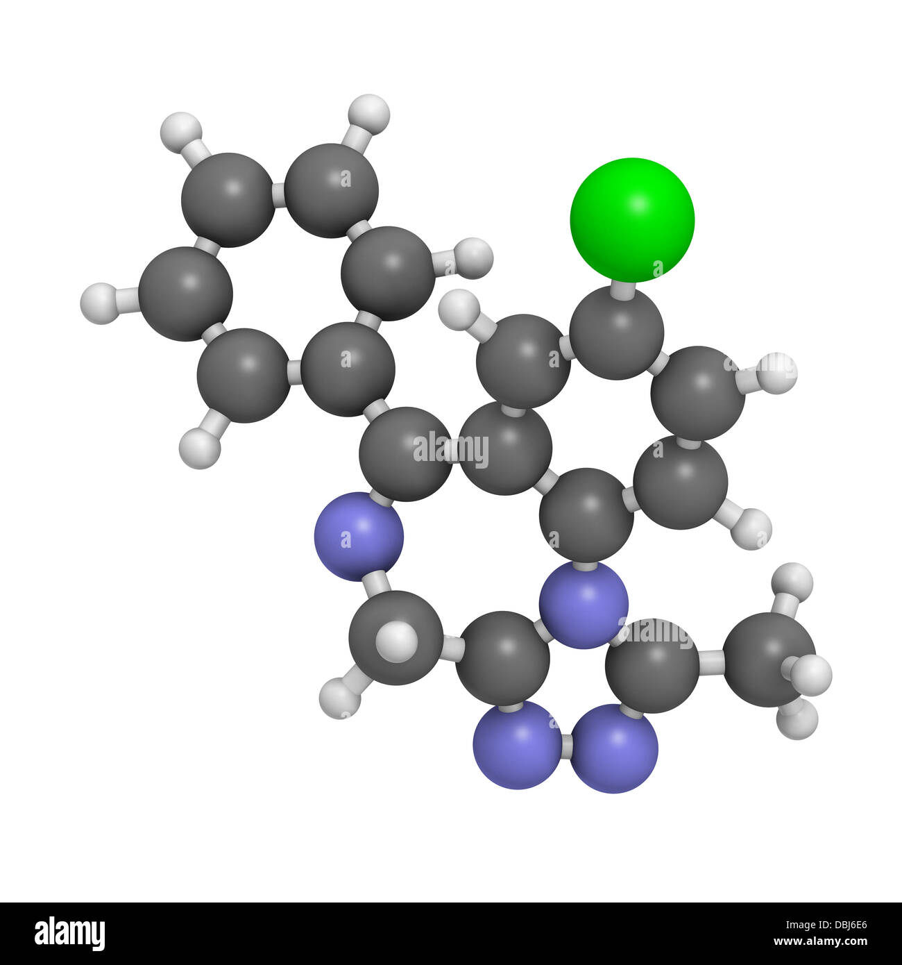 Alprazolam sedative and hypnotic drug (benzodiazepine class), chemical ...
