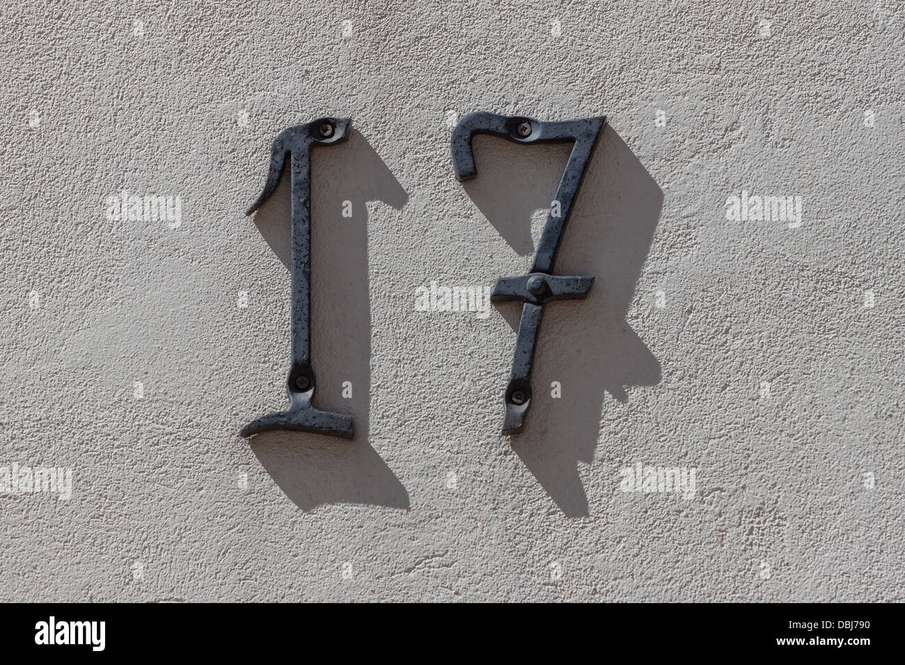 House numbers on wall hi-res stock photography and images - Alamy