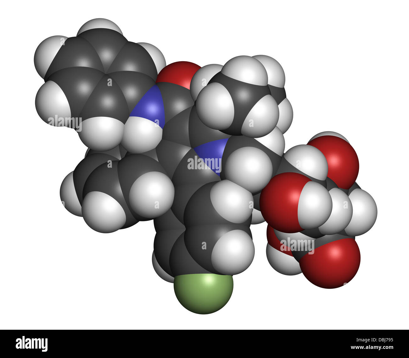 Atorvastatin cholesterol lowering drug (statin class), chemical ...