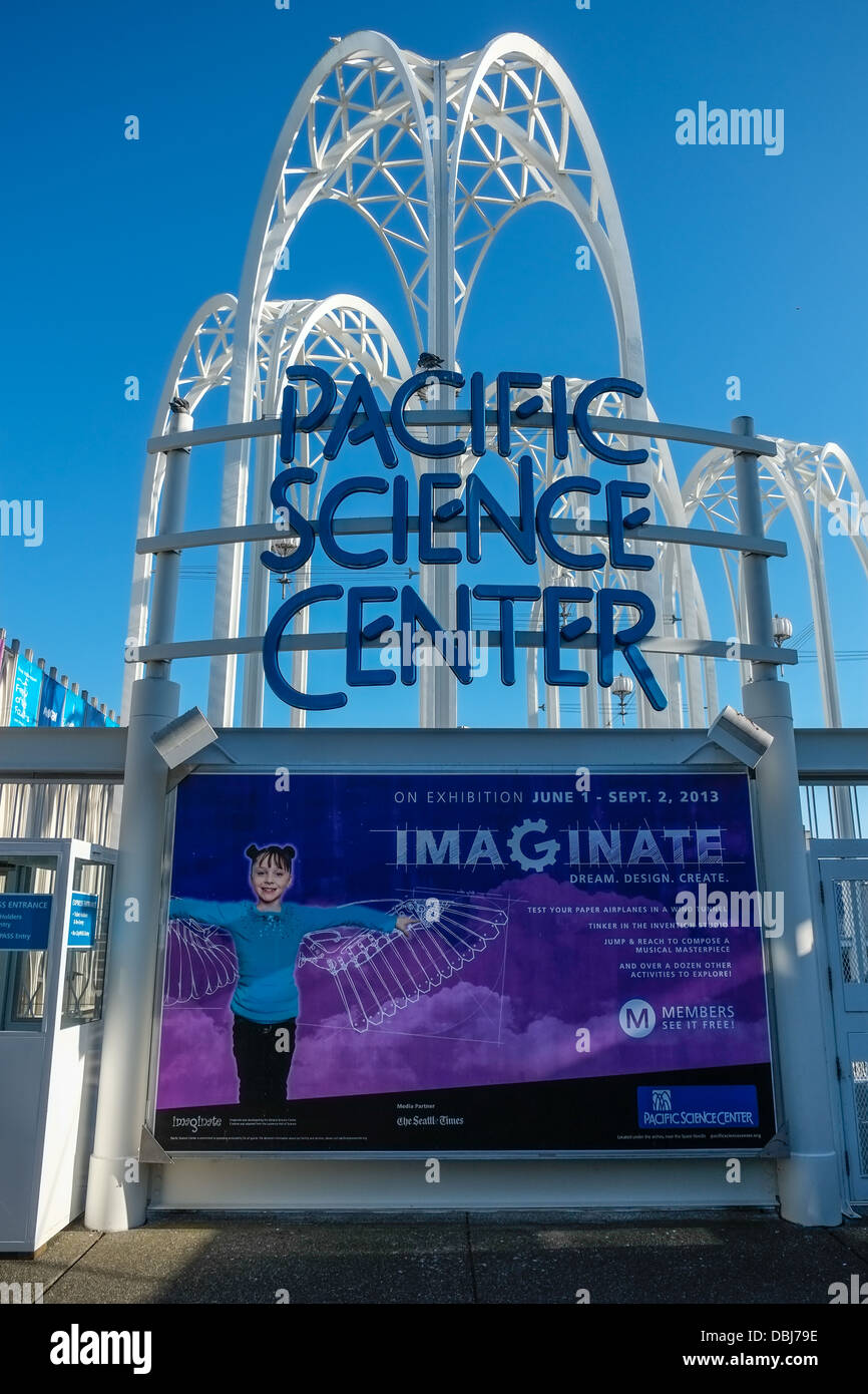 The Pacific Science Center at Seattle Center Stock Photo - Alamy
