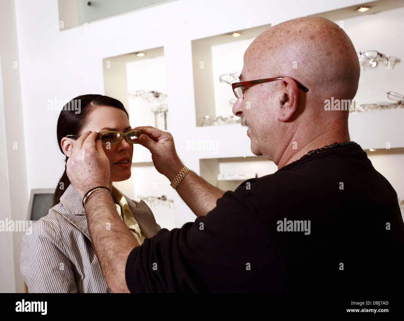 Eye fitted hi-res stock photography and images - Alamy