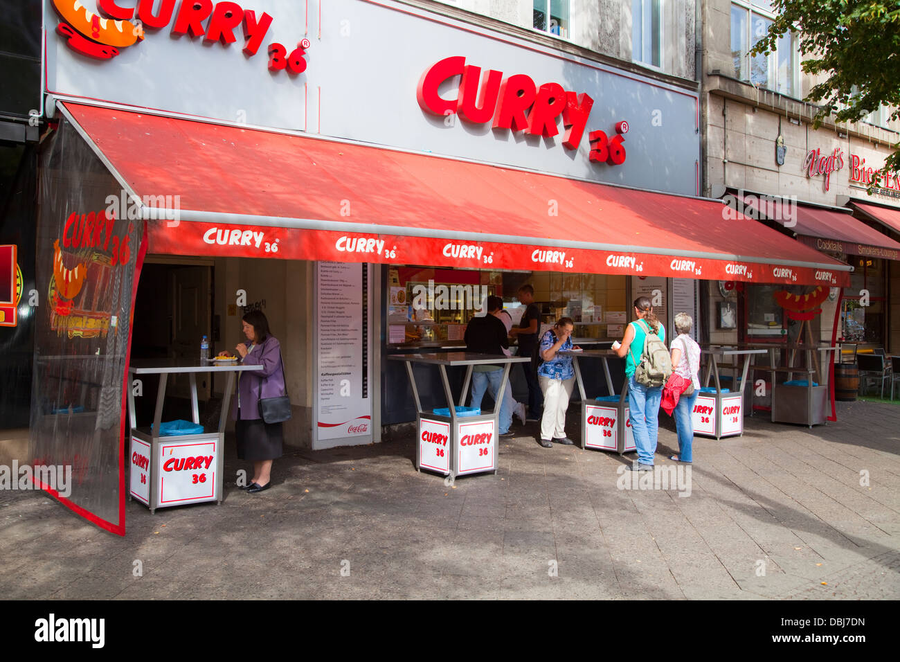 Europe, Germany, Berlin, Kreuzberg, Mehringdamm 36, Curry 36 Stock ...