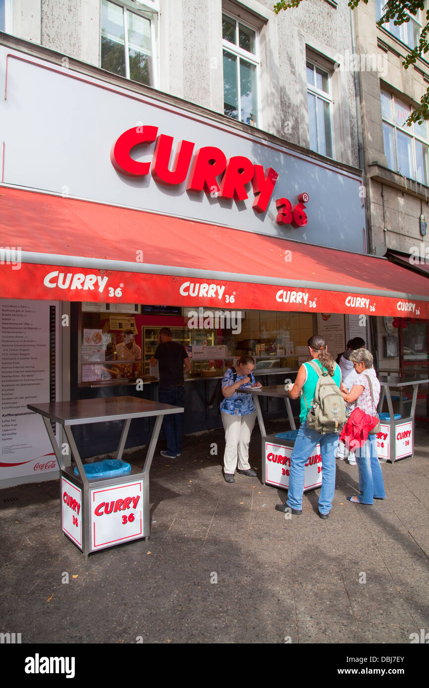 Europe, Germany, Berlin, Kreuzberg, Mehringdamm 36, Curry 36 Stock ...