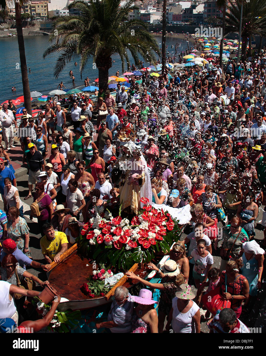 Procession fiesta virgen del carmen hi-res stock photography and images ...