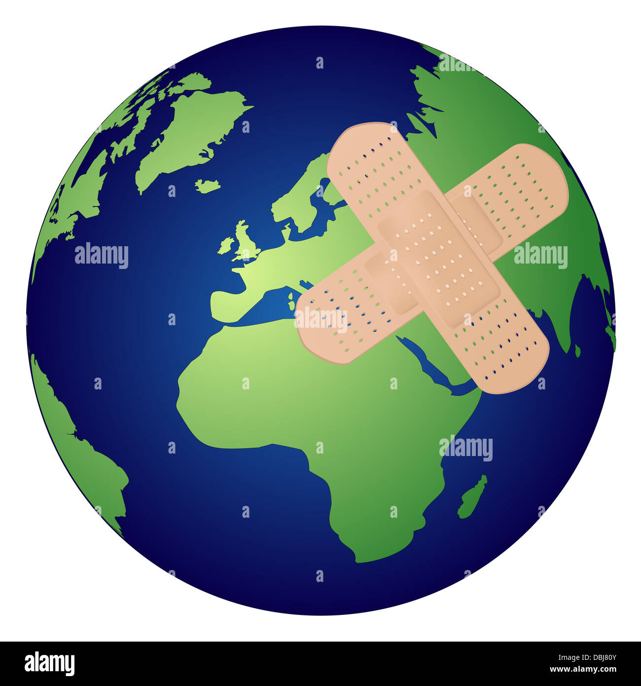 Bleeding earth map hi-res stock photography and images - Alamy