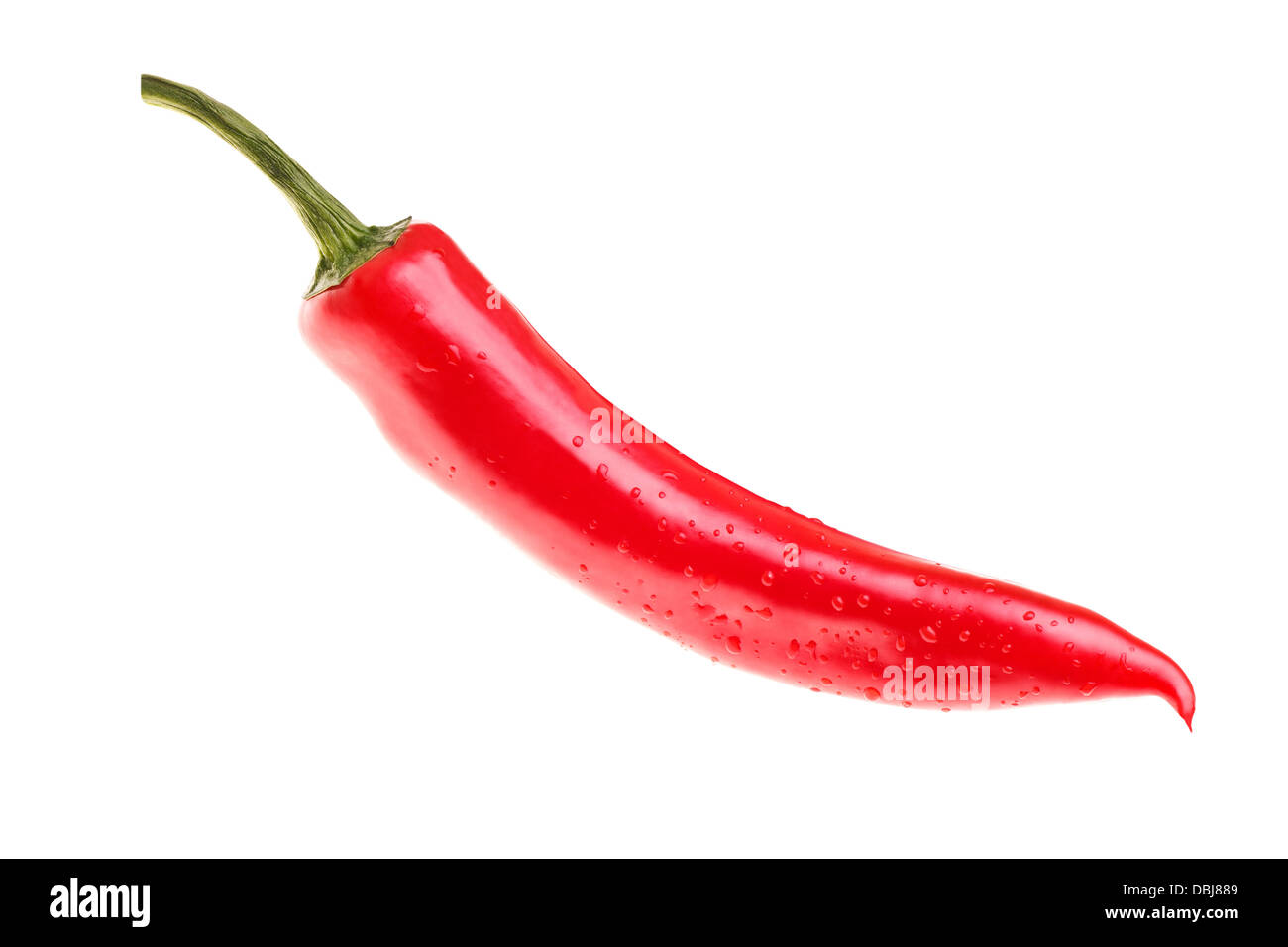 Red Hot Chili Pepper Isolated Stock Photo - Alamy