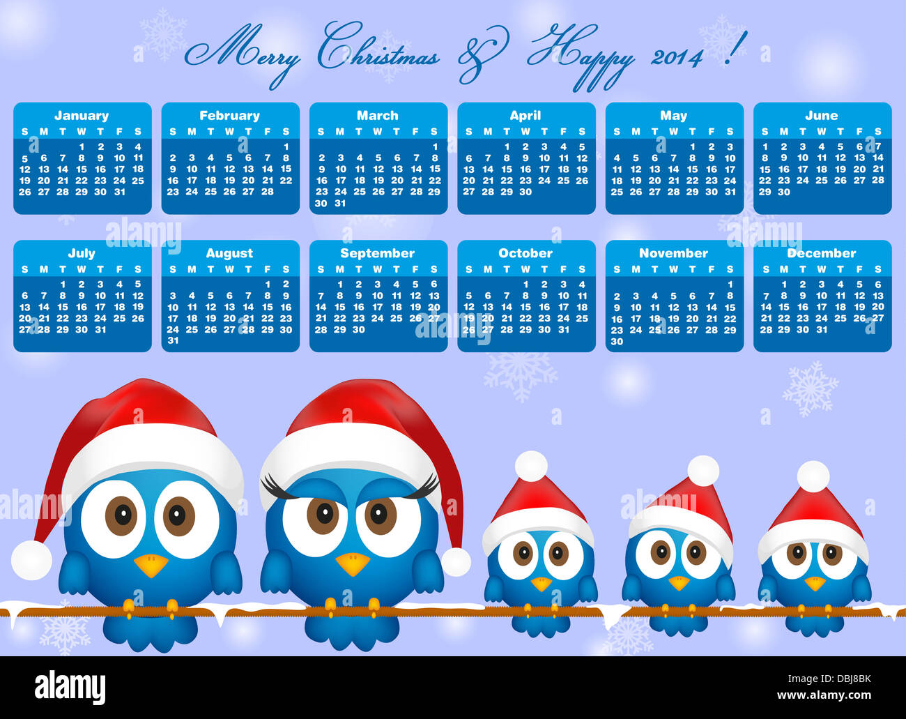 Calendar 2014 hi-res stock photography and images - Alamy