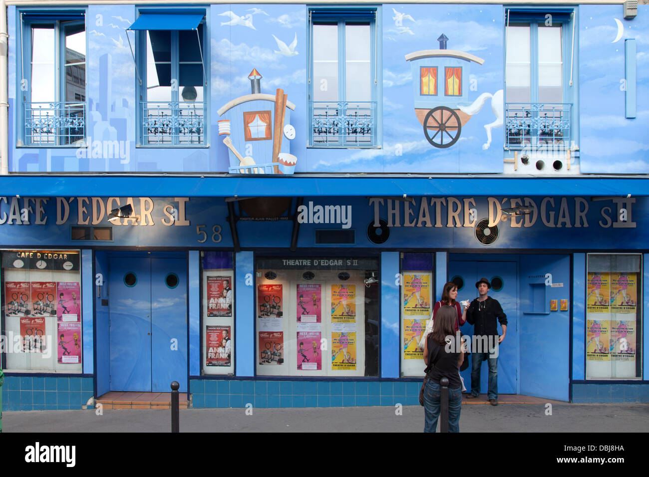 Paris theatre d'edgar quinet hi-res stock photography and images - Alamy