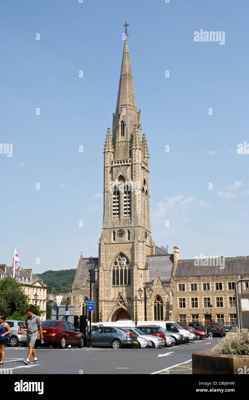 Spire st john church bath hi-res stock photography and images - Alamy