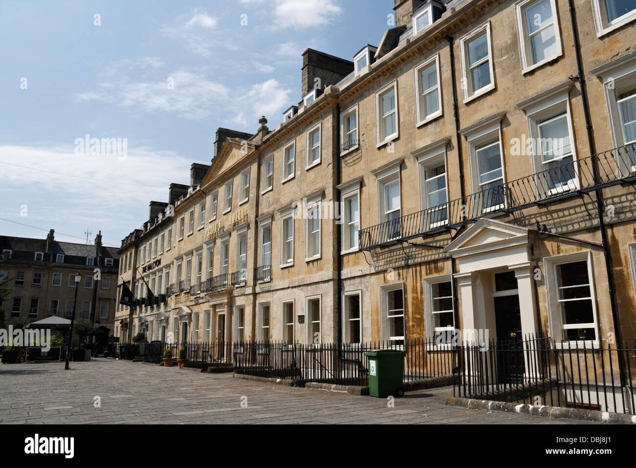 Terrace row of Georgian Townhouses in South Parade Bath England UK ...